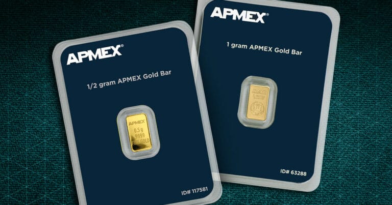 What are the Dimensions of .5 and 1 gram Gold Bars? - APMEX