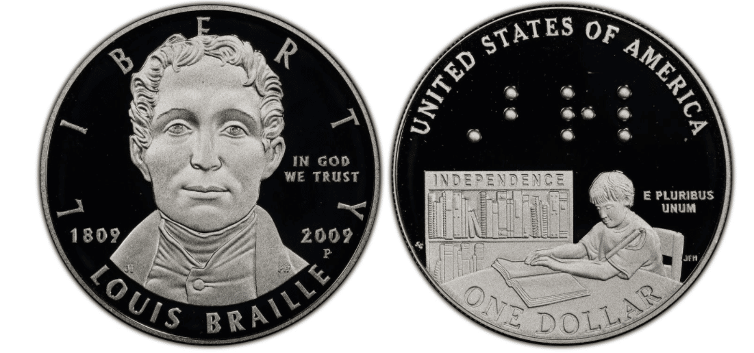 Intro to Louis Braille Commemorative Coins | APMEX